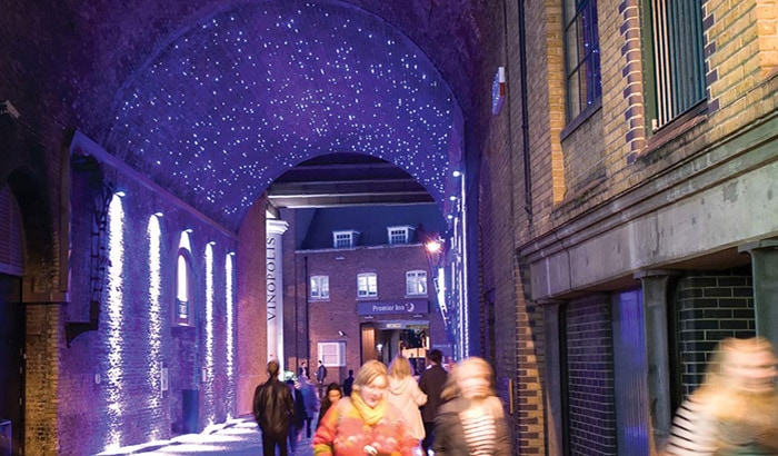 Clink Street Bridge Tunnel Southwark, London, England | Color Kinetics