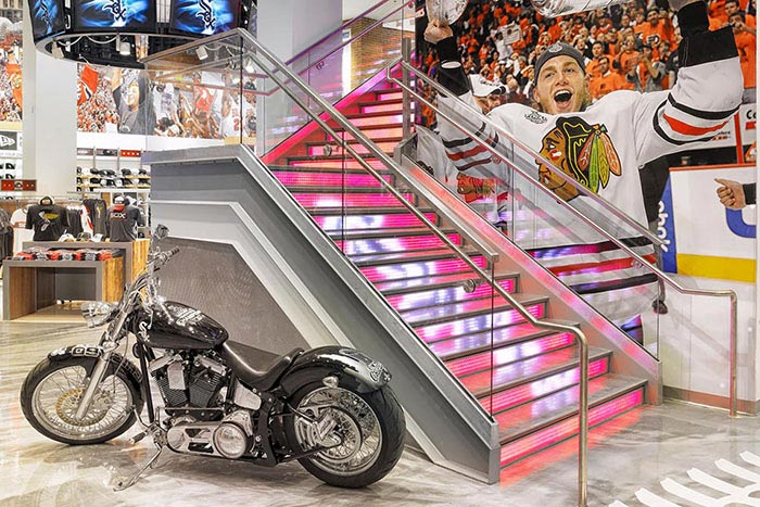 Chicago Sports Depot Chicago, Illinois, USA | Color Kinetics