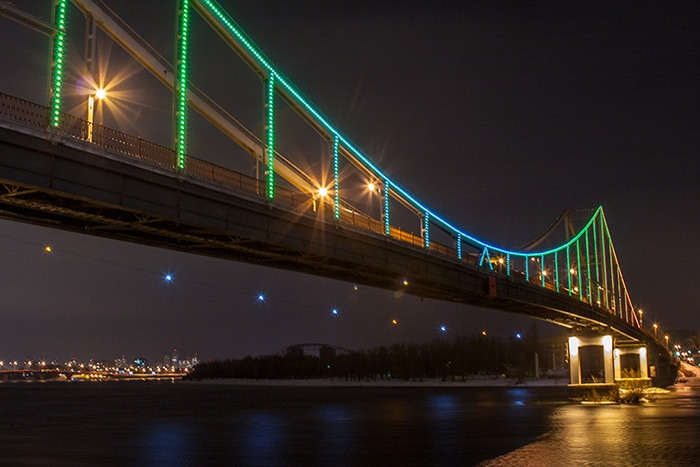 Dnipro Bridge | Color Kinetics