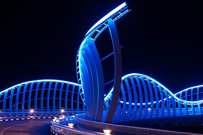 Meydan VIP Bridge and Royal Bridge, Dubai, UAE | Color Kinetics