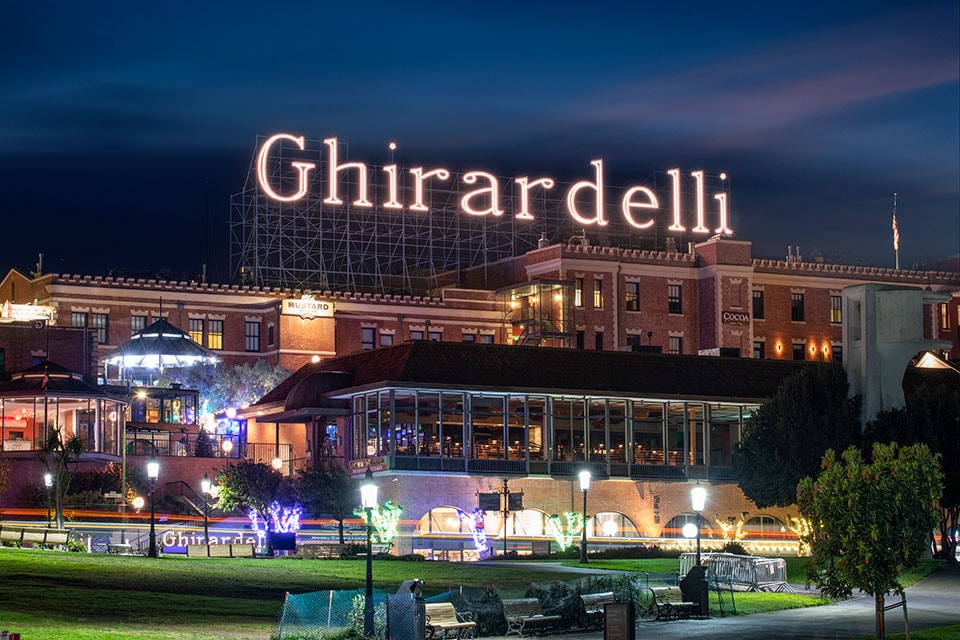 Ghirardelli Square Sign